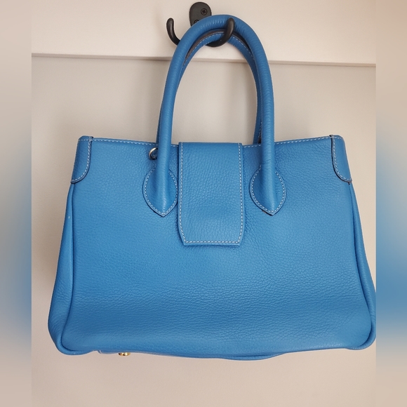 XXl secolo | Bags | Xxi Secolo Leather Blue Bag | Poshmark